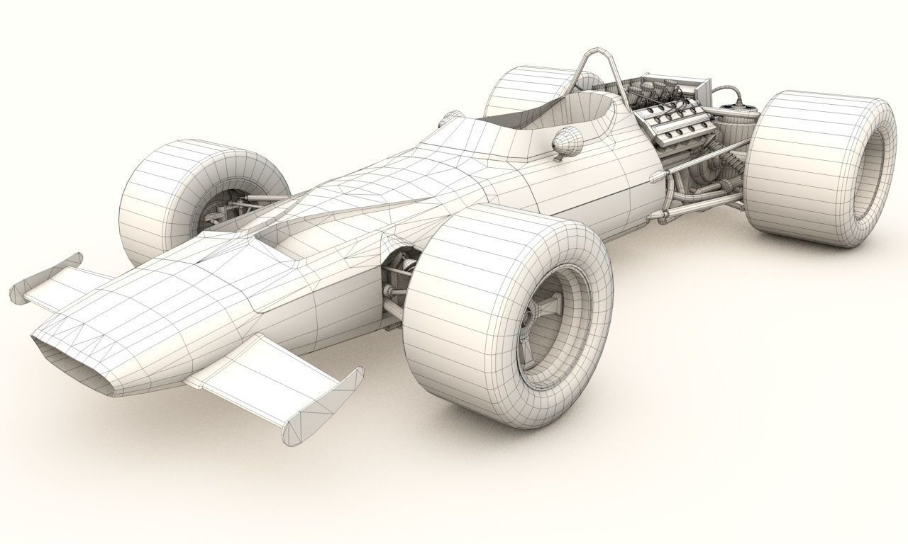 3D model Mclaren M7A VR / AR / low-poly | CGTrader