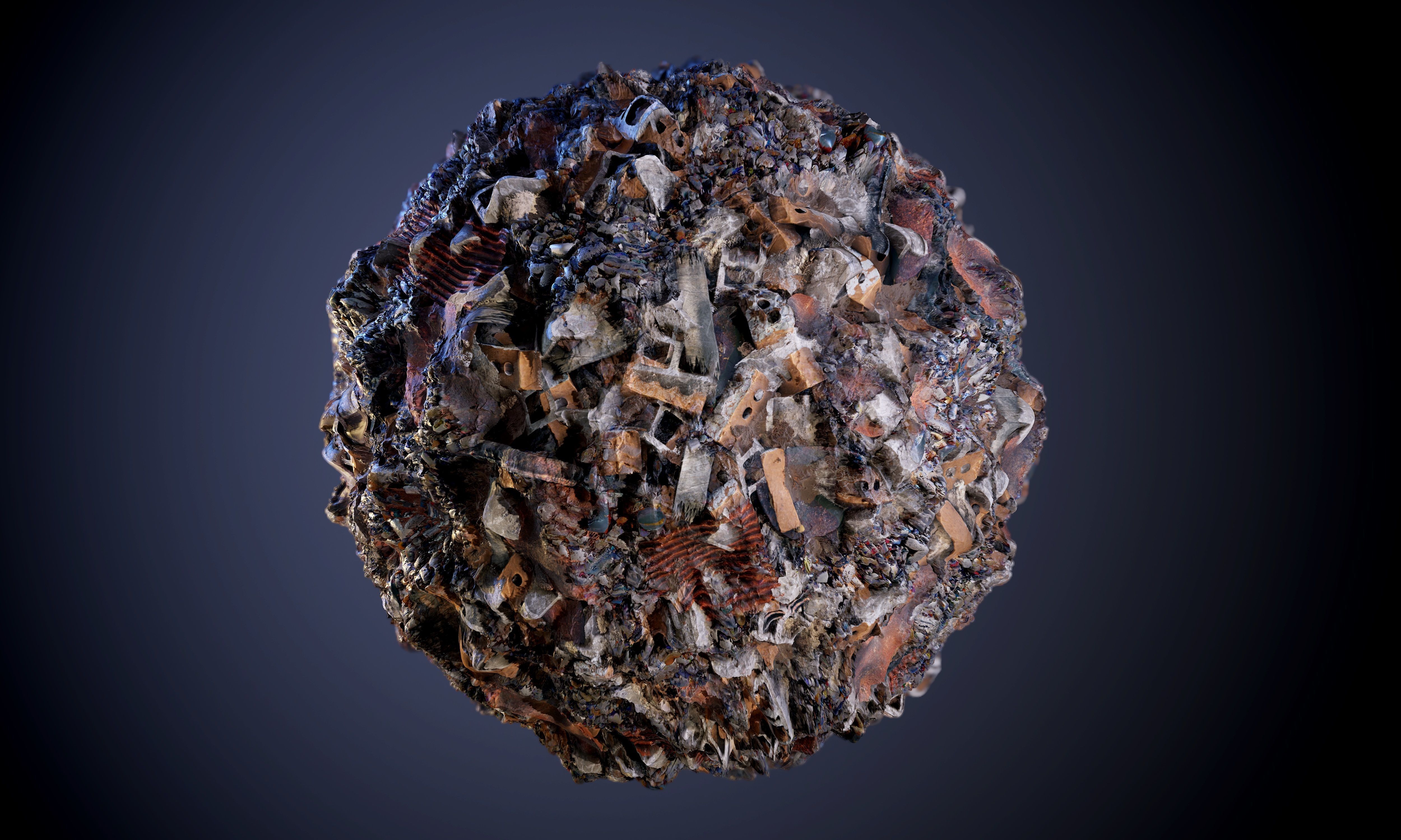 Rubble Brick Concrete Seamless PBR Texture Pack Texture | CGTrader