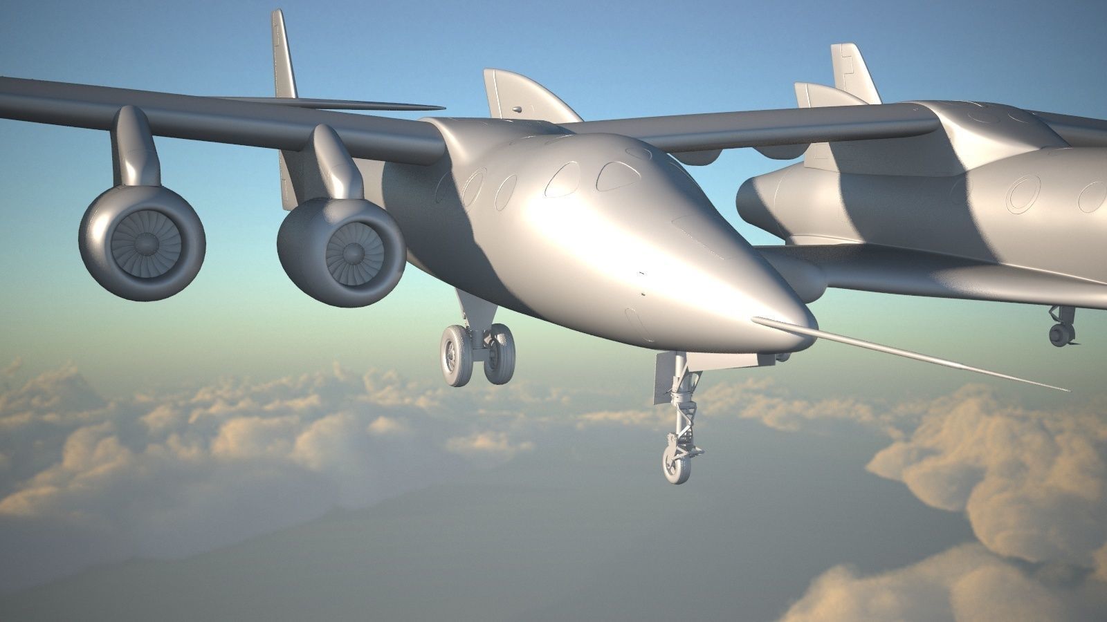 Virgin Galactic Shuttle 3D model | CGTrader