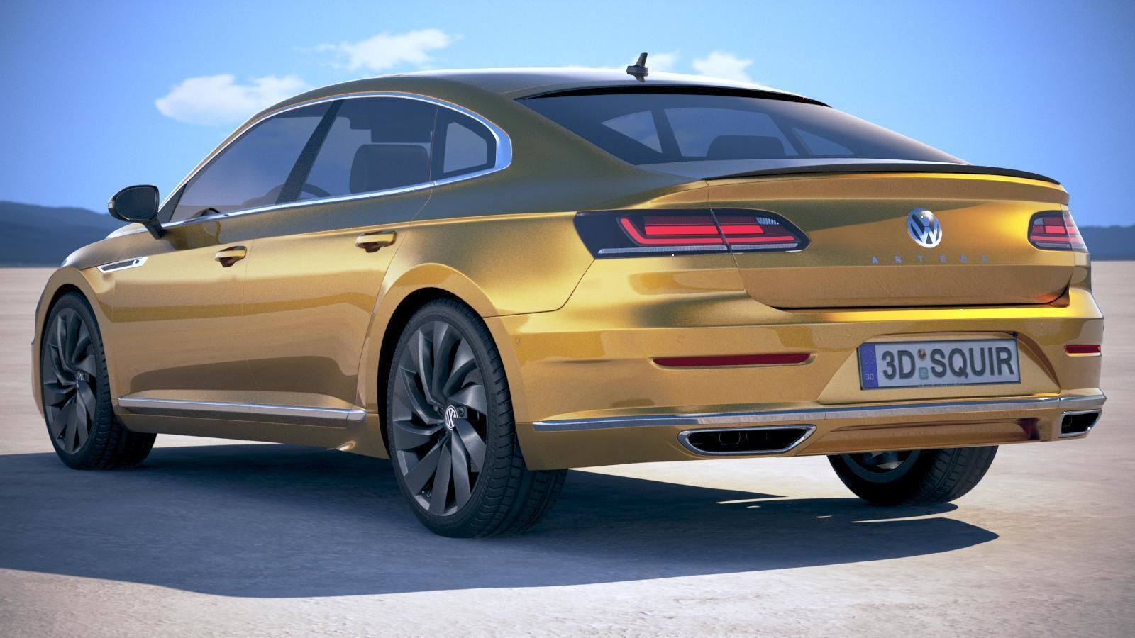 Volkswagen Aerton R-line 2018 3D model | CGTrader