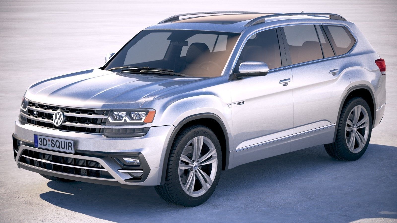 3D Volkswagen Atlas R-Line 2018 | CGTrader