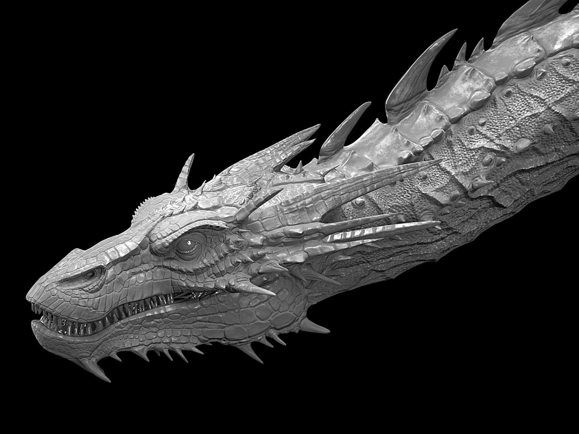 Smaug Hobbit Dragon 3D model rigged | CGTrader
