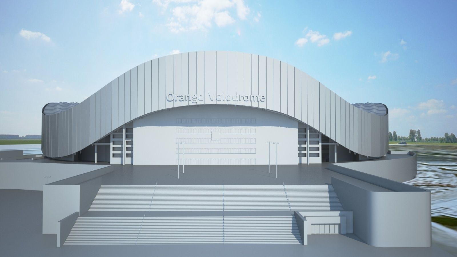 Stade Velodrome Marseille 3D model | CGTrader