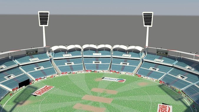 Cricket Stadium 3D model | CGTrader