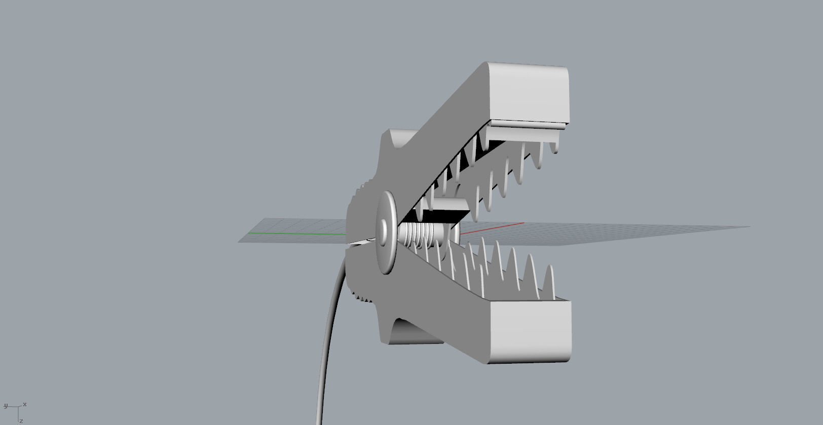 alligator clip 3D design 3D model 3D printable | CGTrader
