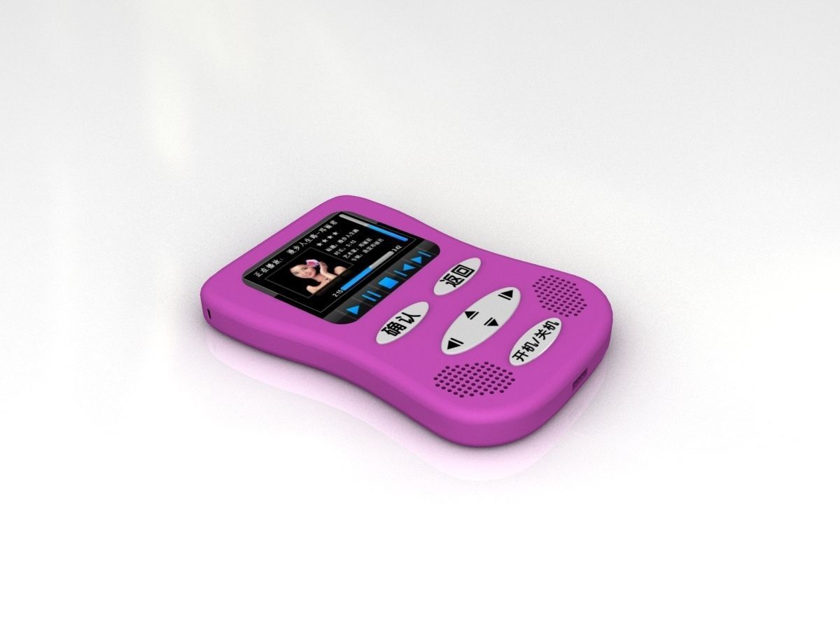 Original Older MP3 3D design 3D model 3D printable | CGTrader