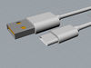 TYPE C USB CABLE 3D model 3D model 3D printable | CGTrader