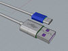 TYPE C USB CABLE 3D model 3D model 3D printable | CGTrader