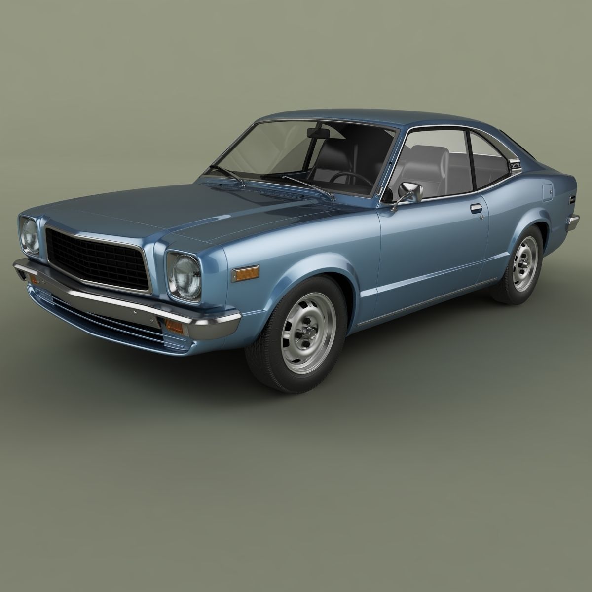Mazda 818 Grand Familia Coupe 3D model | CGTrader