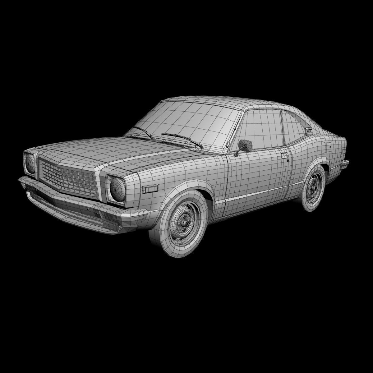 Mazda 818 Grand Familia Coupe 3D model | CGTrader