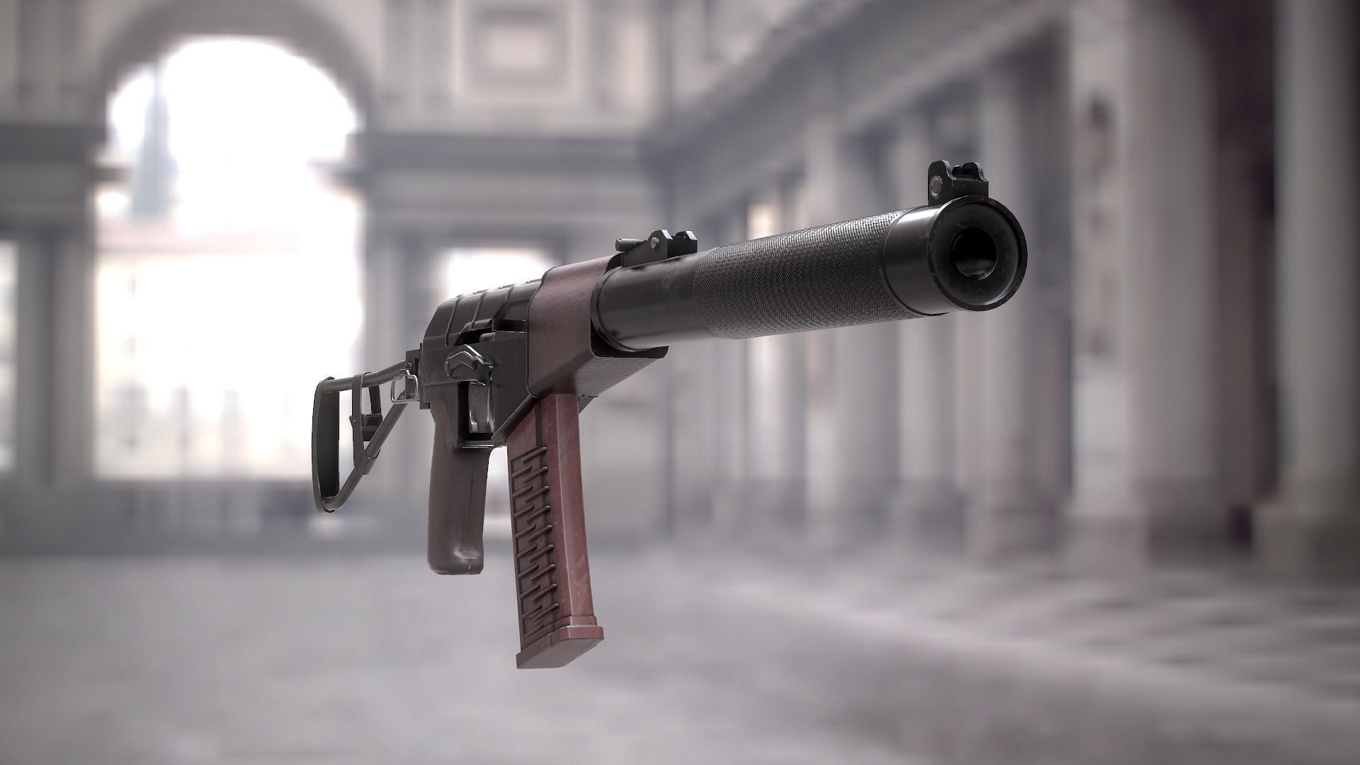 3D model AS VAL 9x39 VR / AR / low-poly | CGTrader