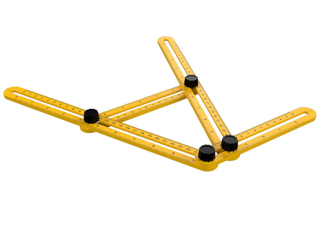 Multi Angle Ruler 3D model | CGTrader