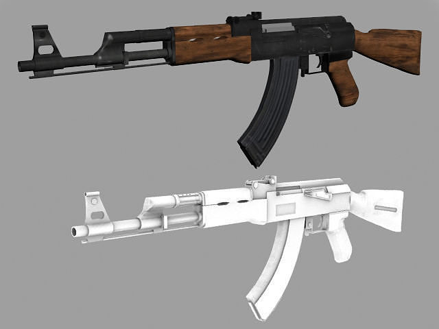 AK-47 3D model | CGTrader