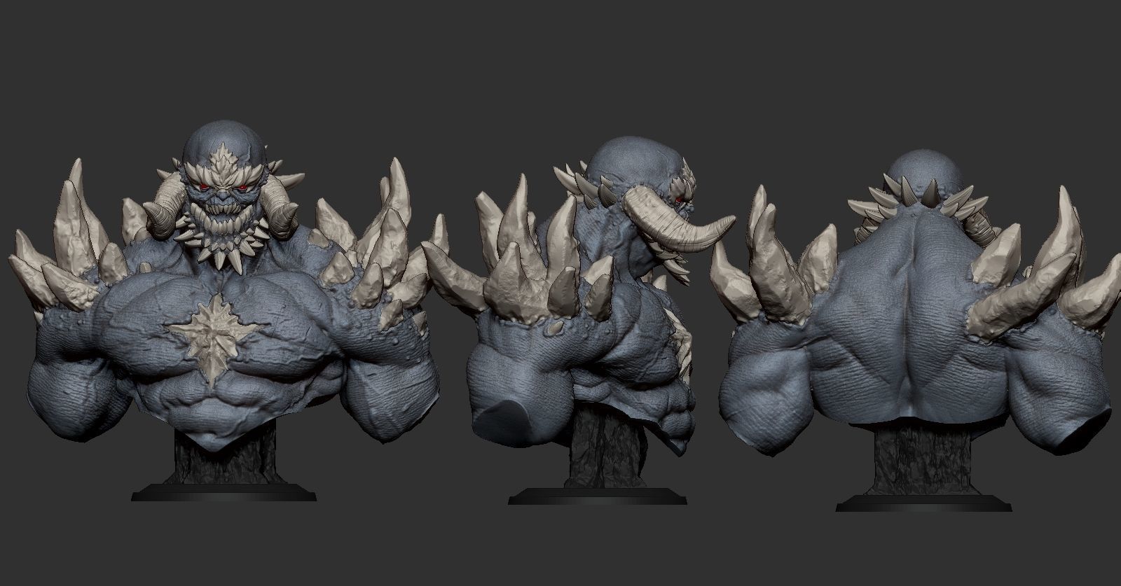 Doomsday demon 3D model 3D printable | CGTrader
