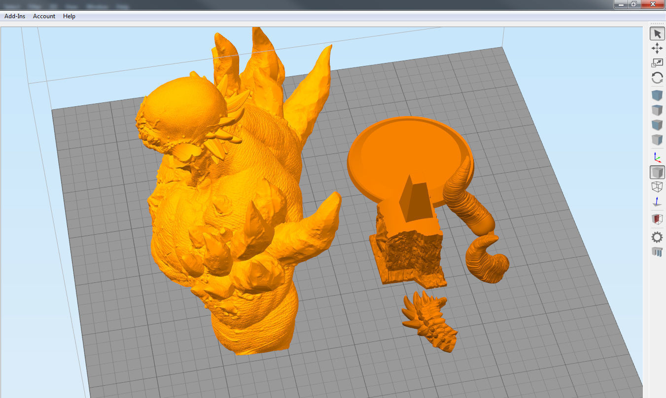 Doomsday demon 3D model 3D printable | CGTrader