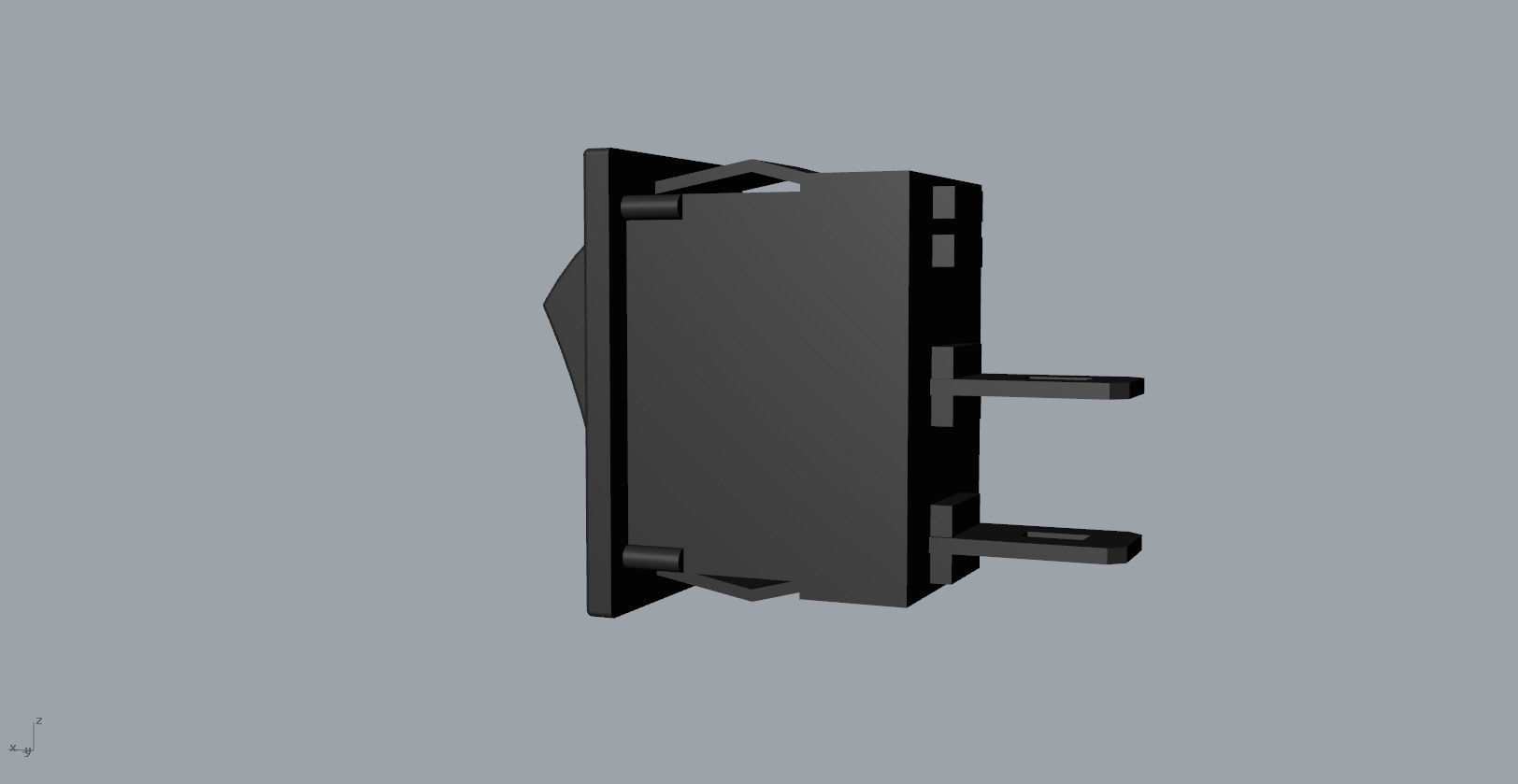 POWER BUTTON Switch 3D model 3D model 3D printable | CGTrader