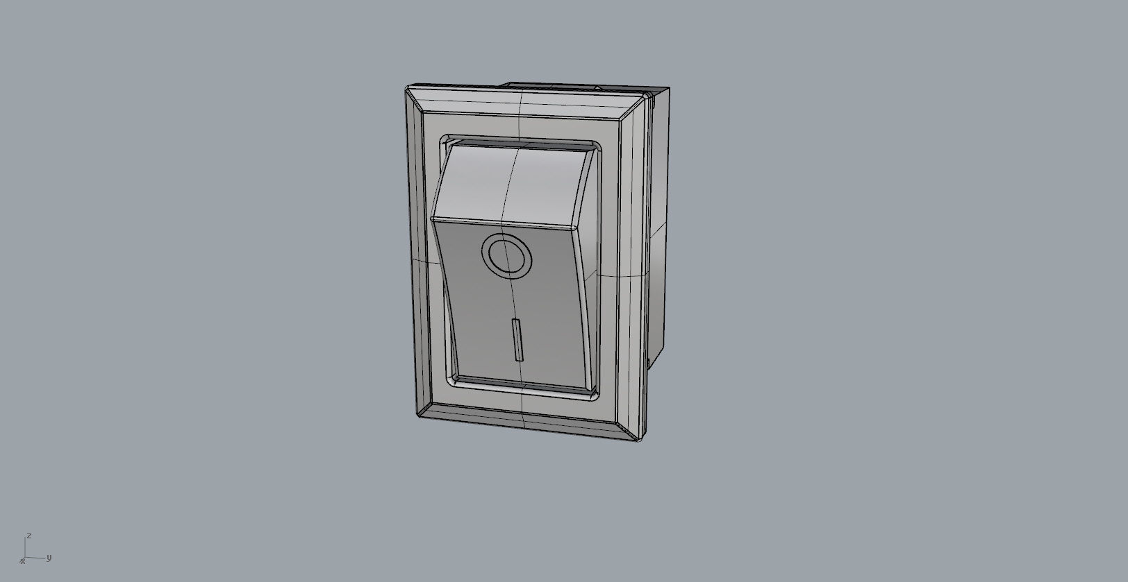 POWER BUTTON Switch 3D model 3D model 3D printable | CGTrader
