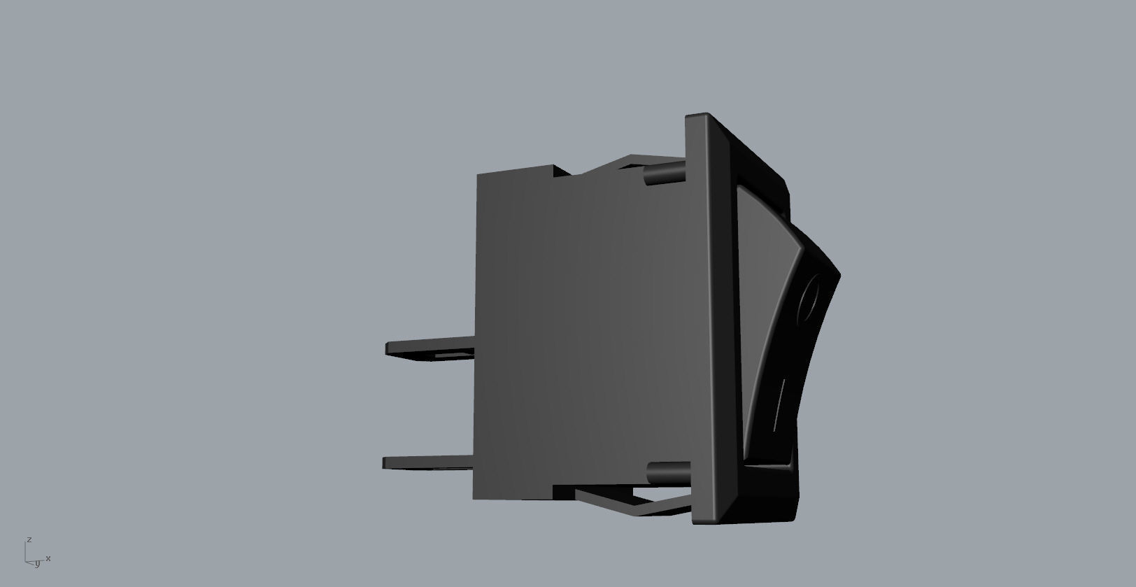 POWER BUTTON Switch 3D model 3D model 3D printable | CGTrader