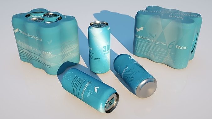 Can package 440ml 3D model | CGTrader