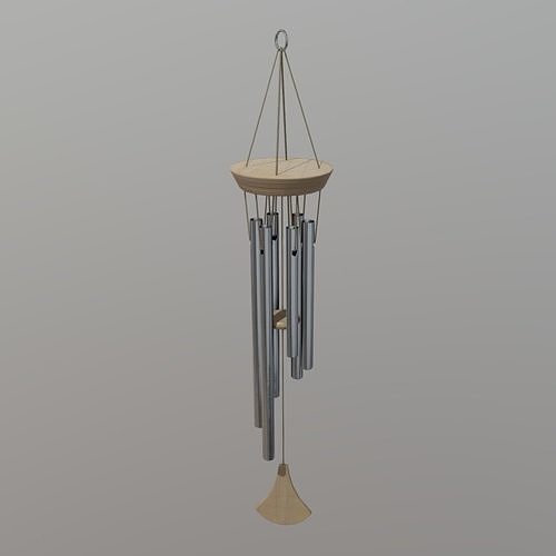 3D model Wind Chime VR / AR / low-poly | CGTrader