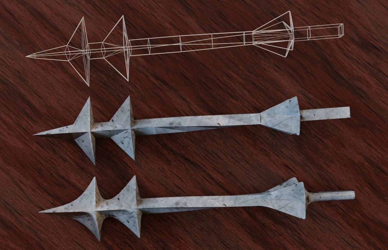 3D model Hunting Dart VR / AR / low-poly | CGTrader