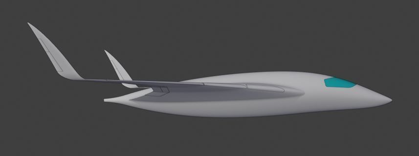 BWB EVO M 3D model | CGTrader