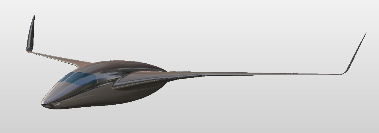 BWB EVO M 3D model | CGTrader