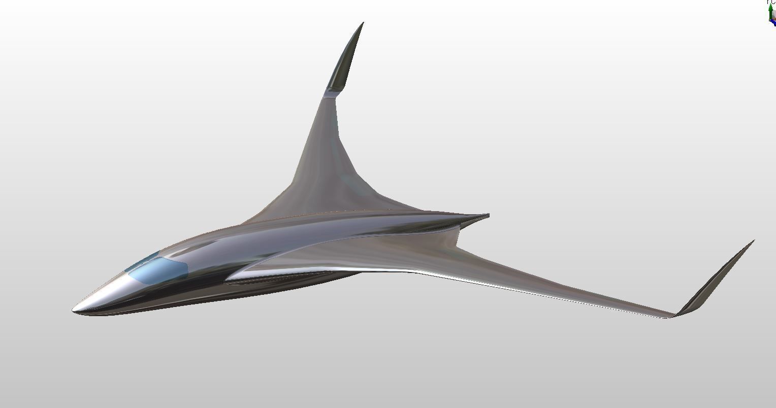 BWB EVO M 3D model | CGTrader