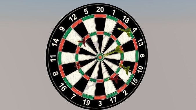3D model Darts VR / AR / low-poly | CGTrader