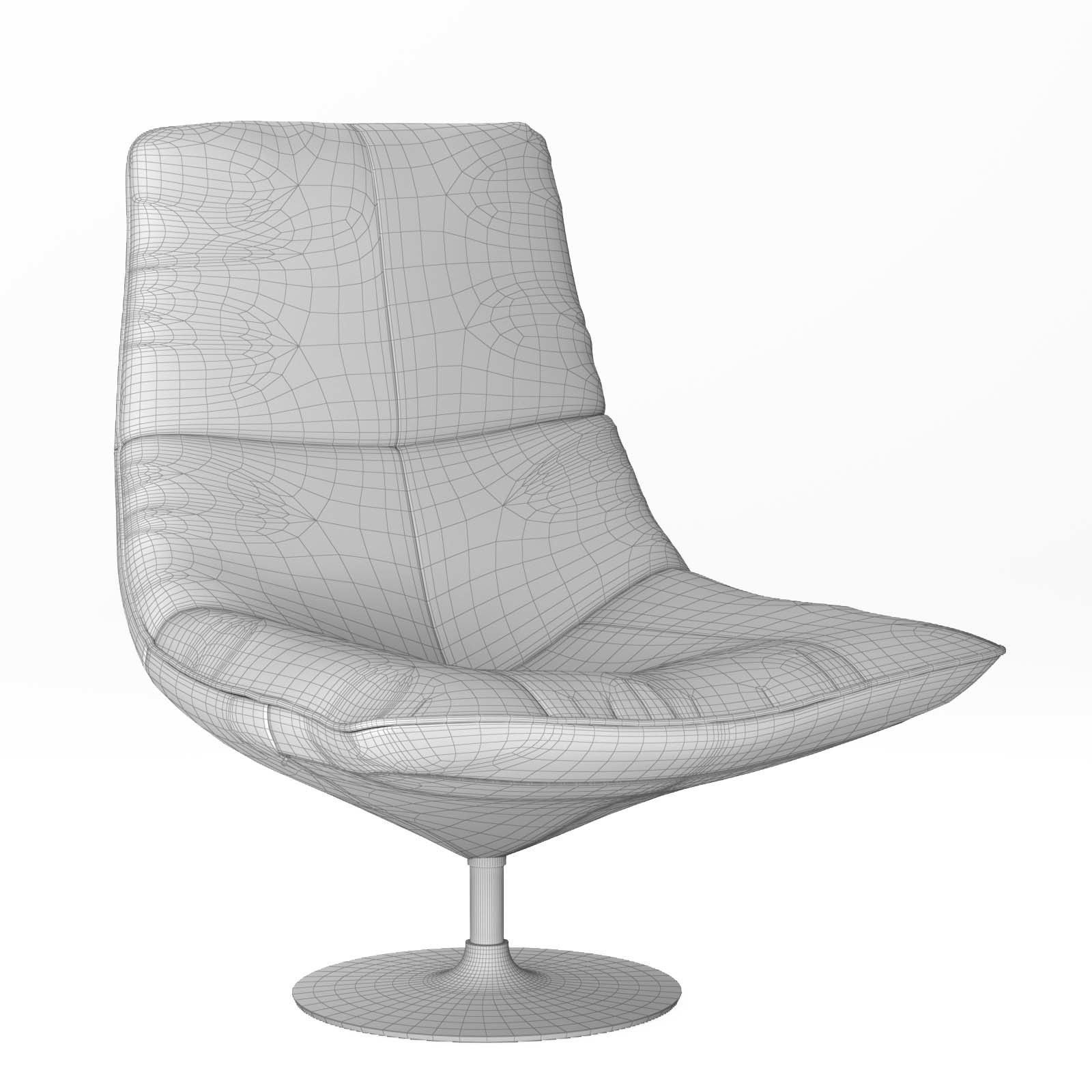 RH HOPPER BUCKET CHAIR 3D model | CGTrader