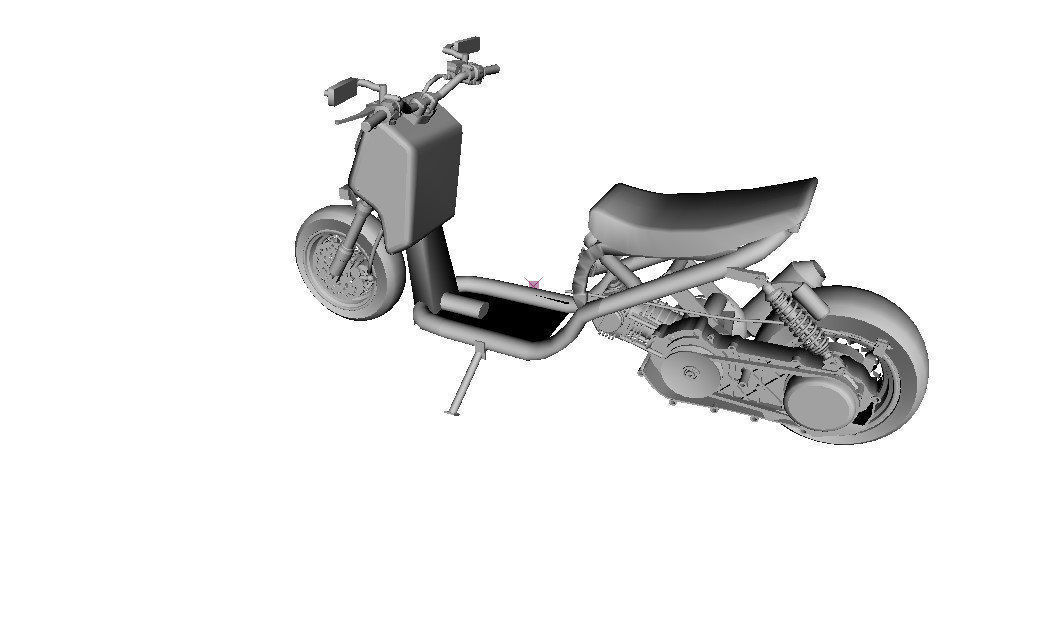 Honda Ruckus Custom 3D model | CGTrader