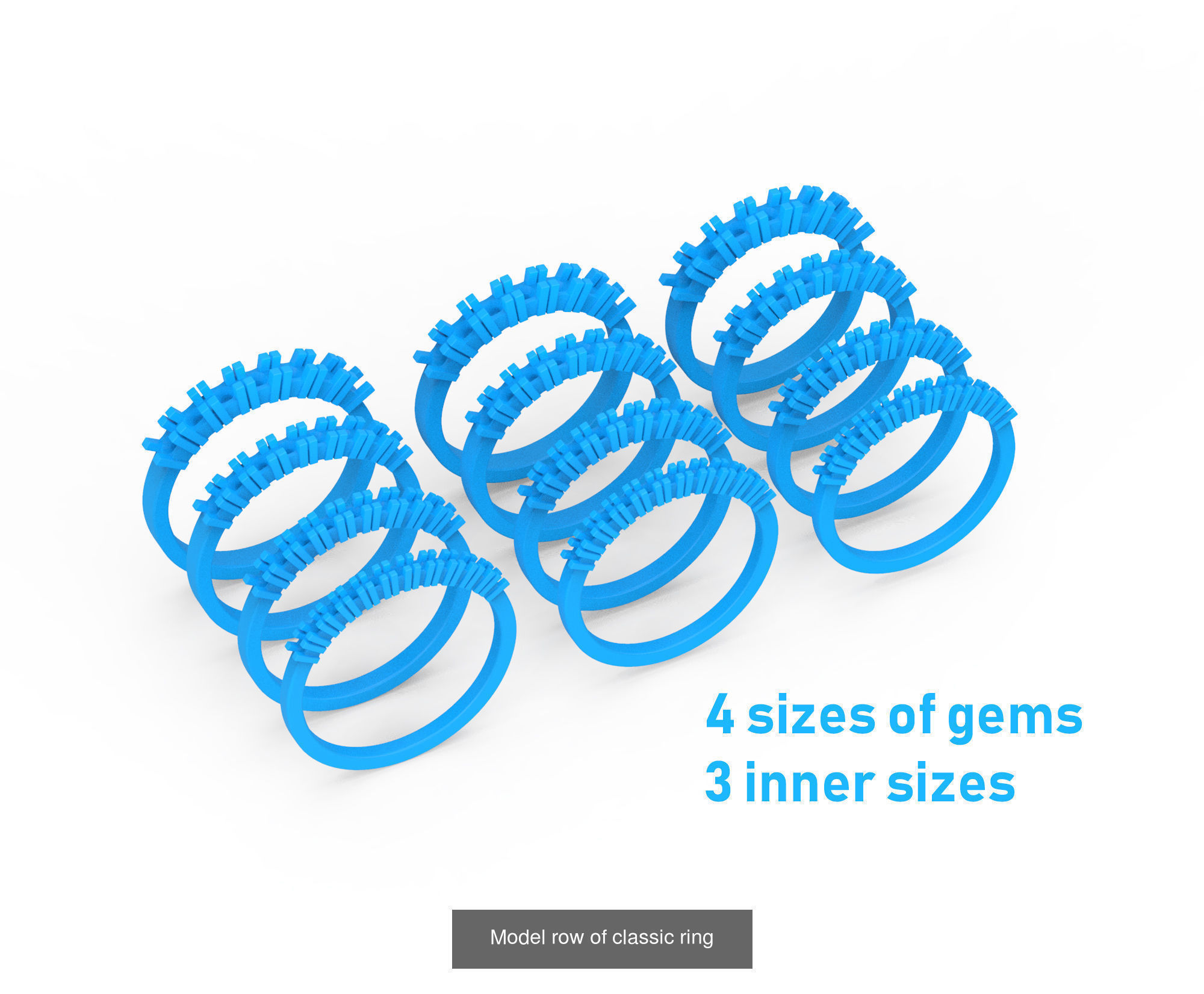 Pack of jewellery classic models 3D Model Collection | CGTrader