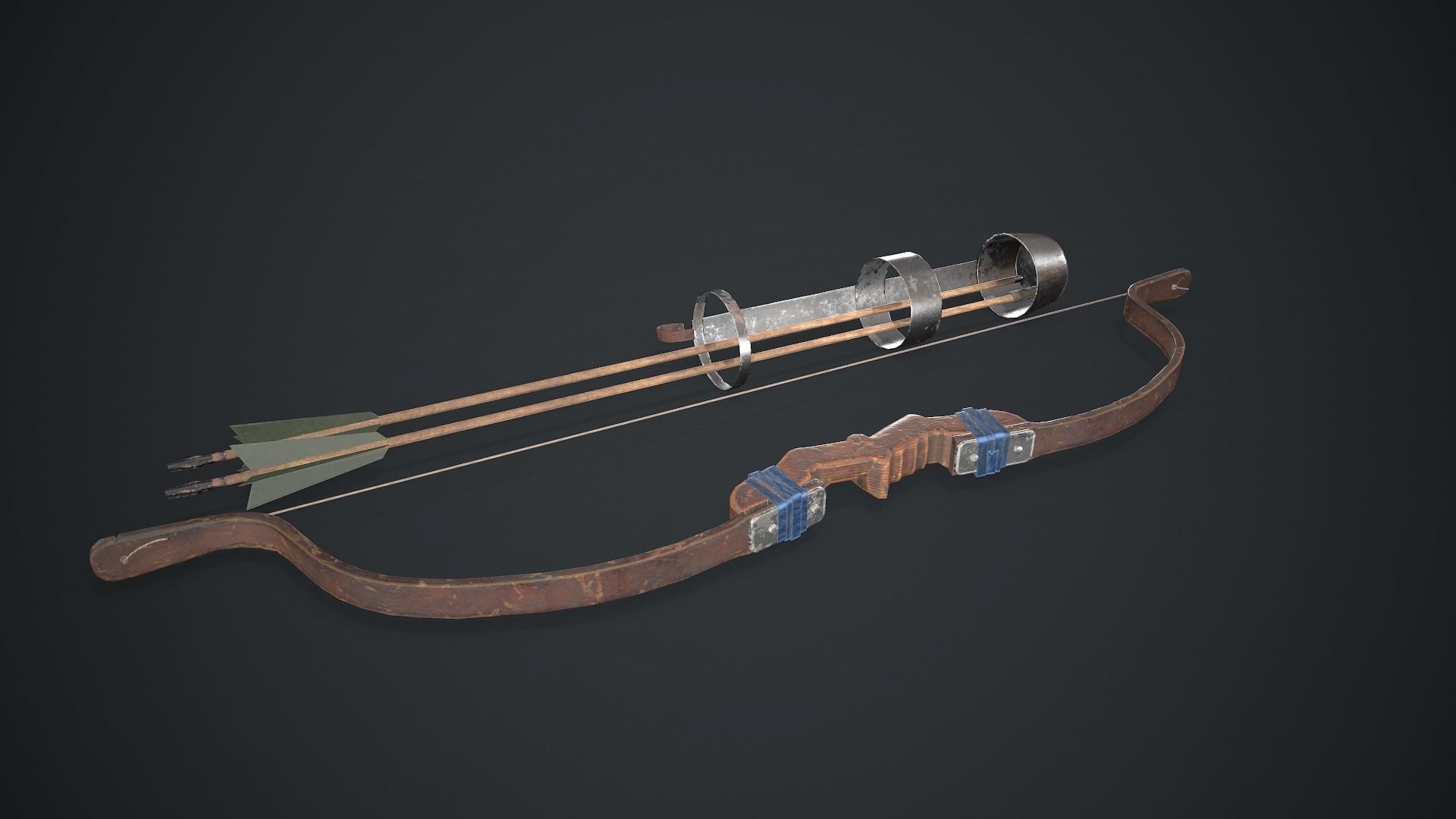 3D model Composite bow VR / AR / low-poly | CGTrader