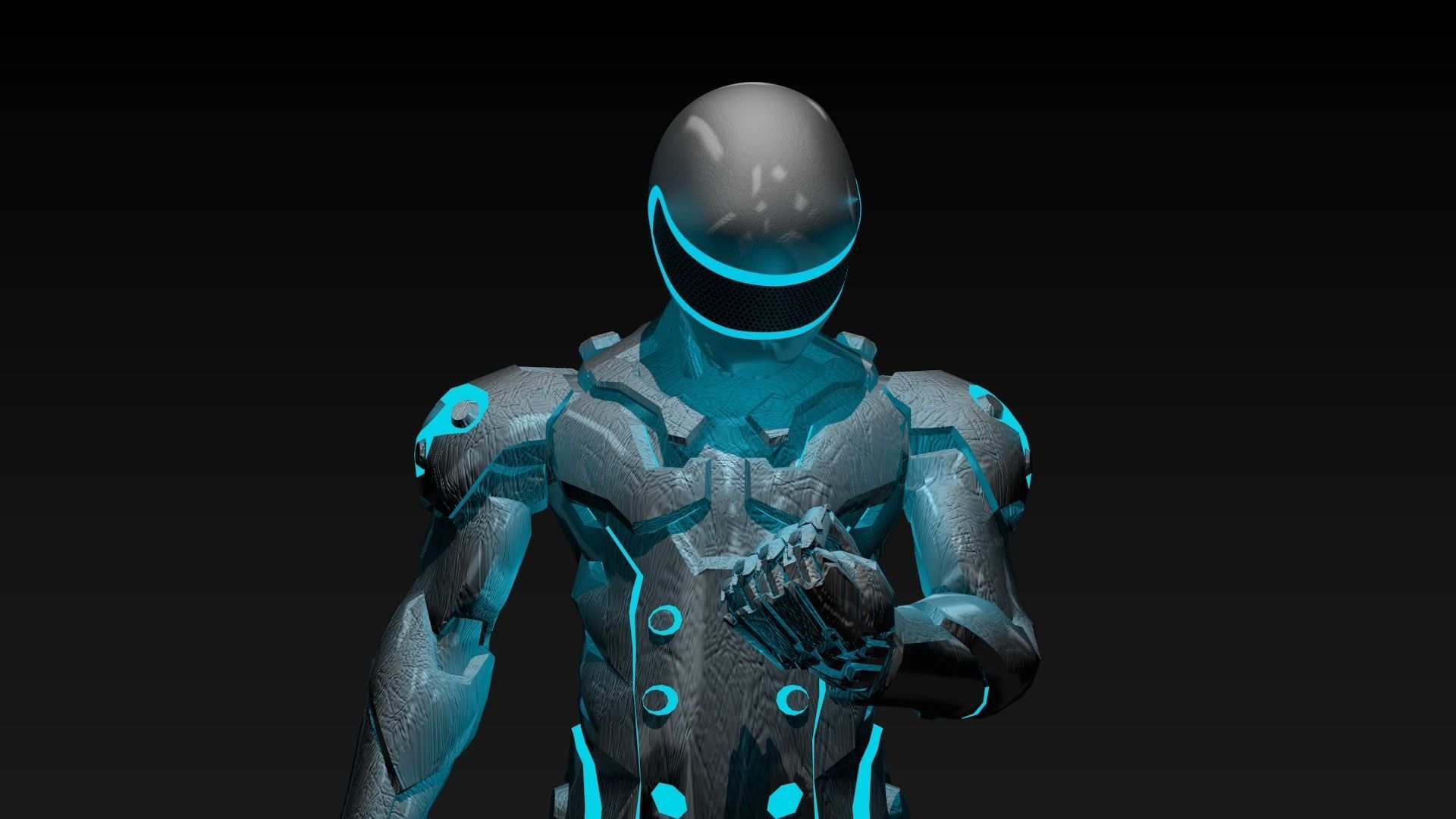 My superhero Mathveus Ultra costume 3D model rigged | CGTrader