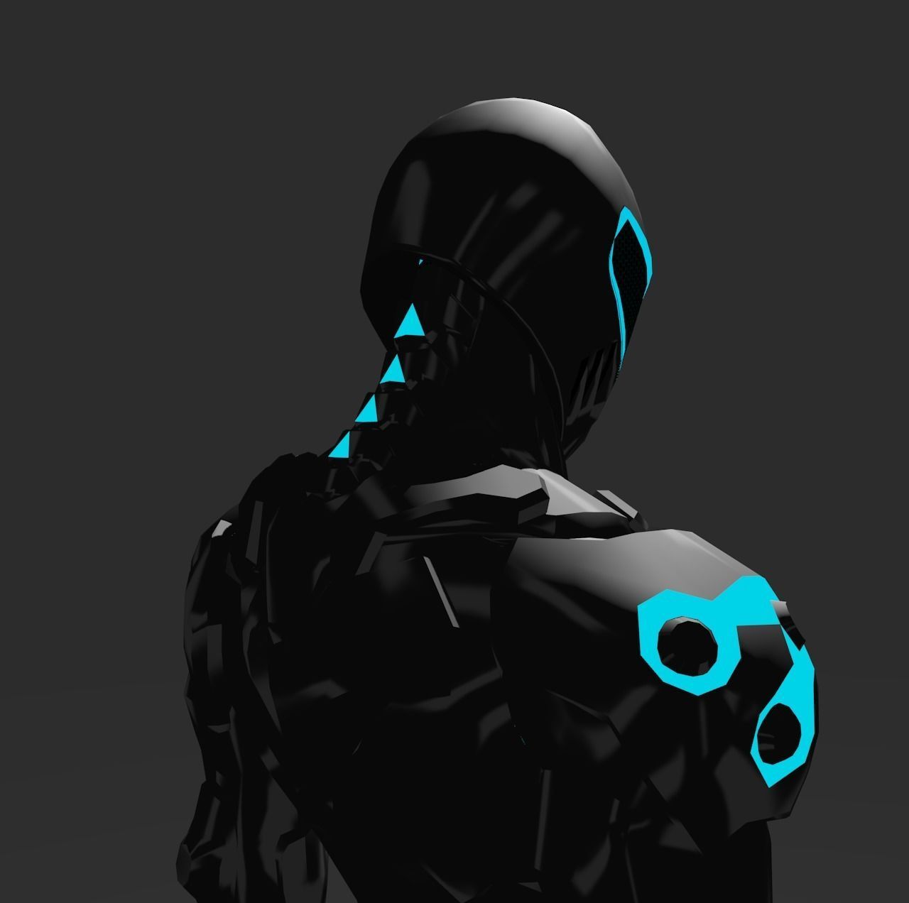 My superhero Mathveus Ultra costume 3D model rigged | CGTrader