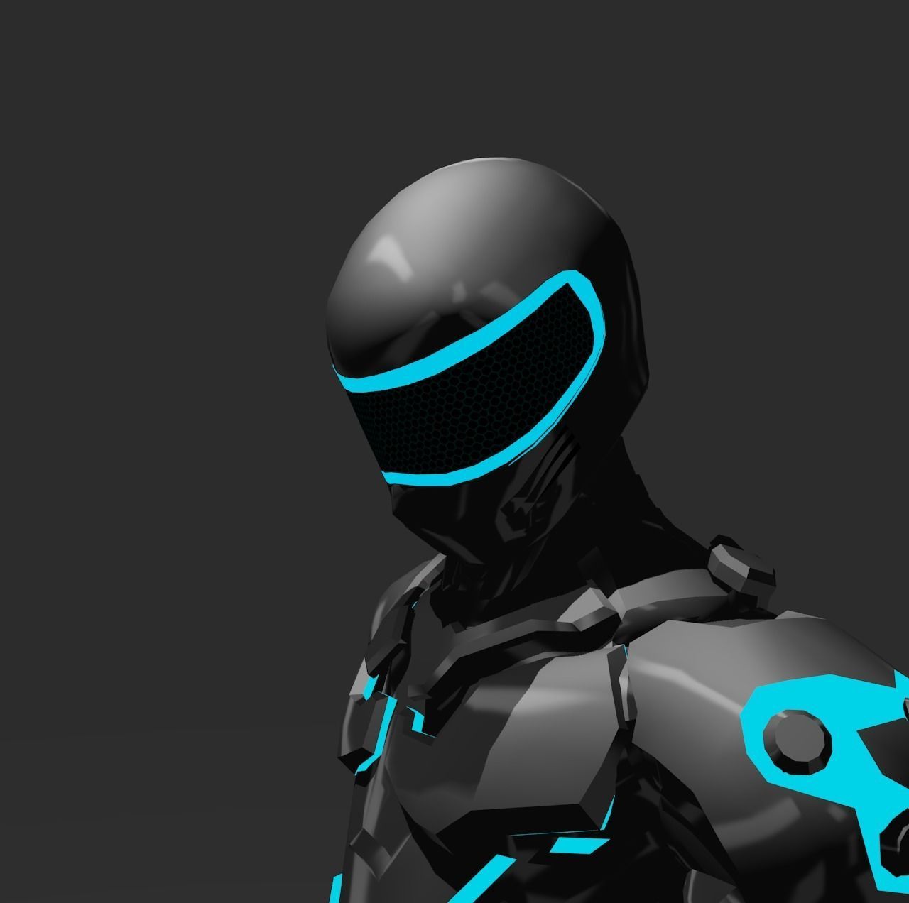 My superhero Mathveus Ultra costume 3D model rigged | CGTrader