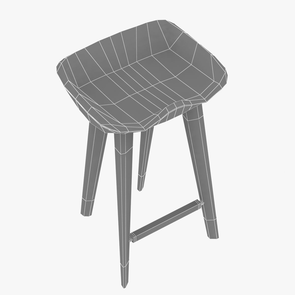 DWR Tractor Counter Stool 3D model | CGTrader