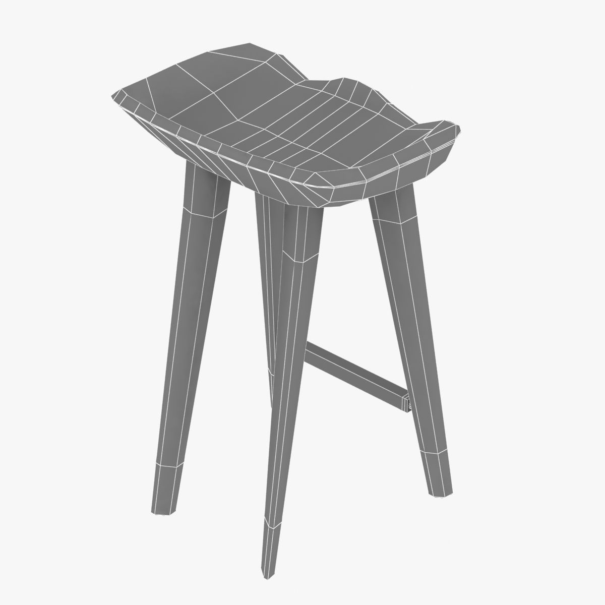 DWR Tractor Counter Stool 3D model | CGTrader
