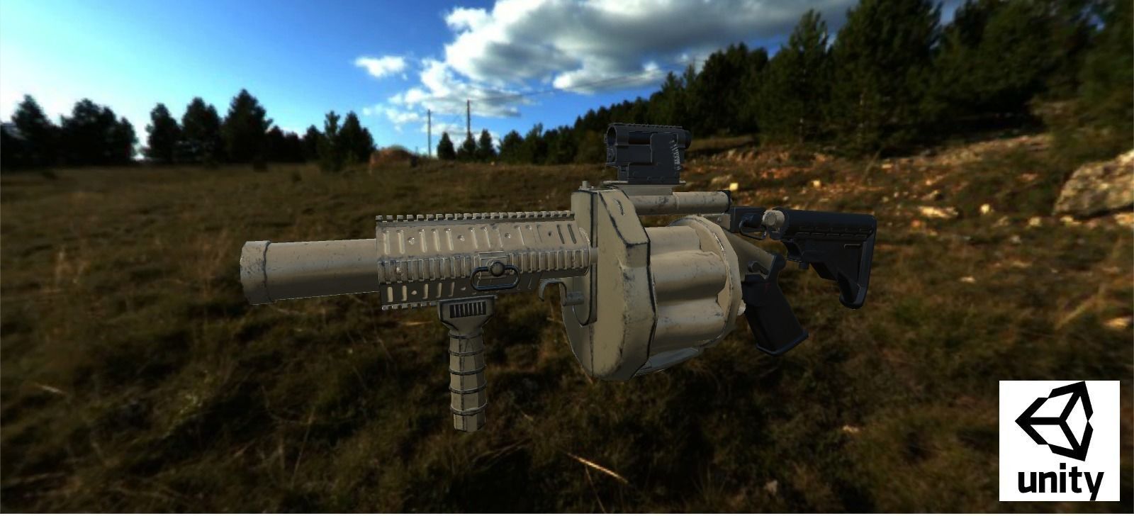 3D model M32 MGL VR / AR / low-poly | CGTrader