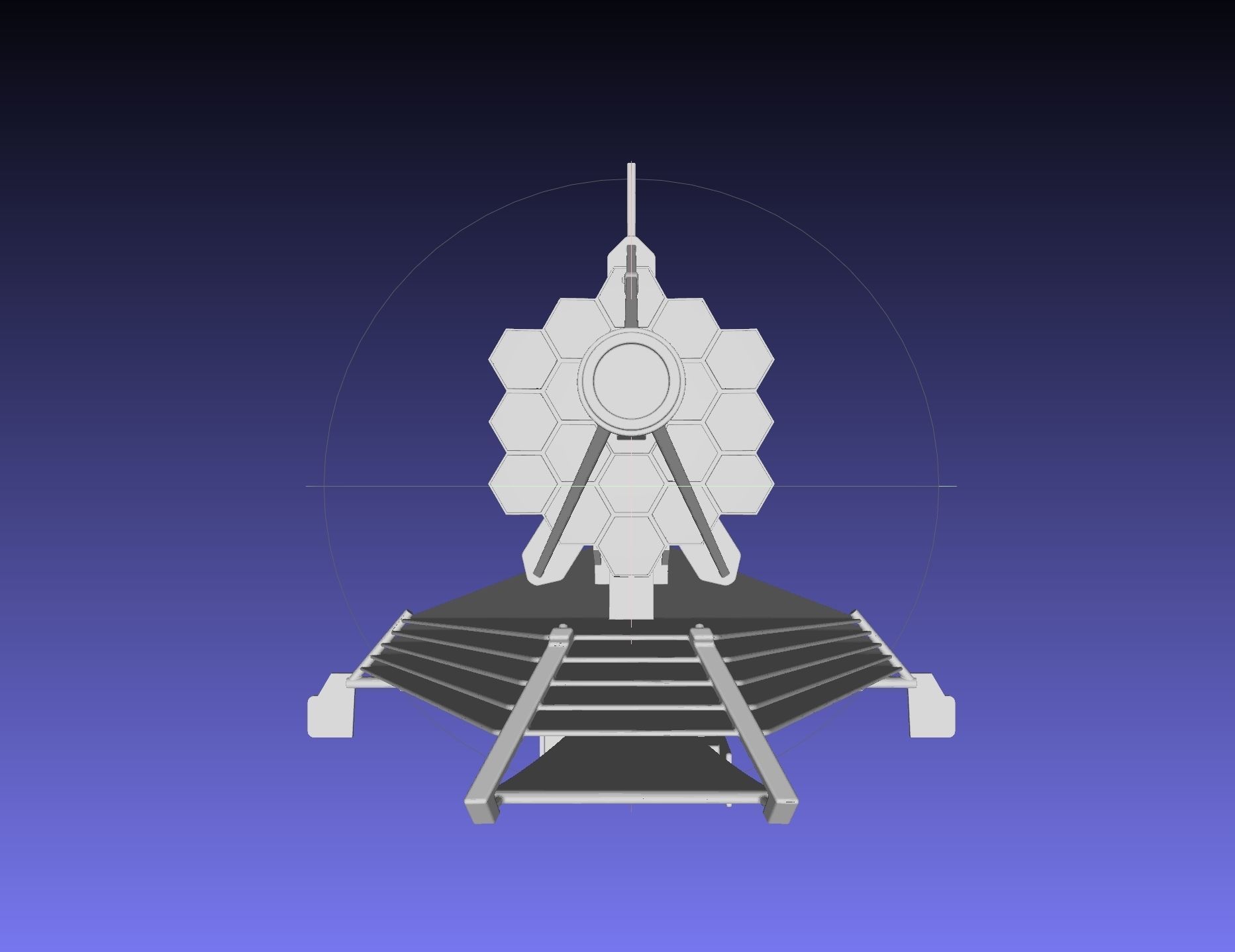 James Webb Space Telescope JWST Basic Model 3D model 3D printable ...