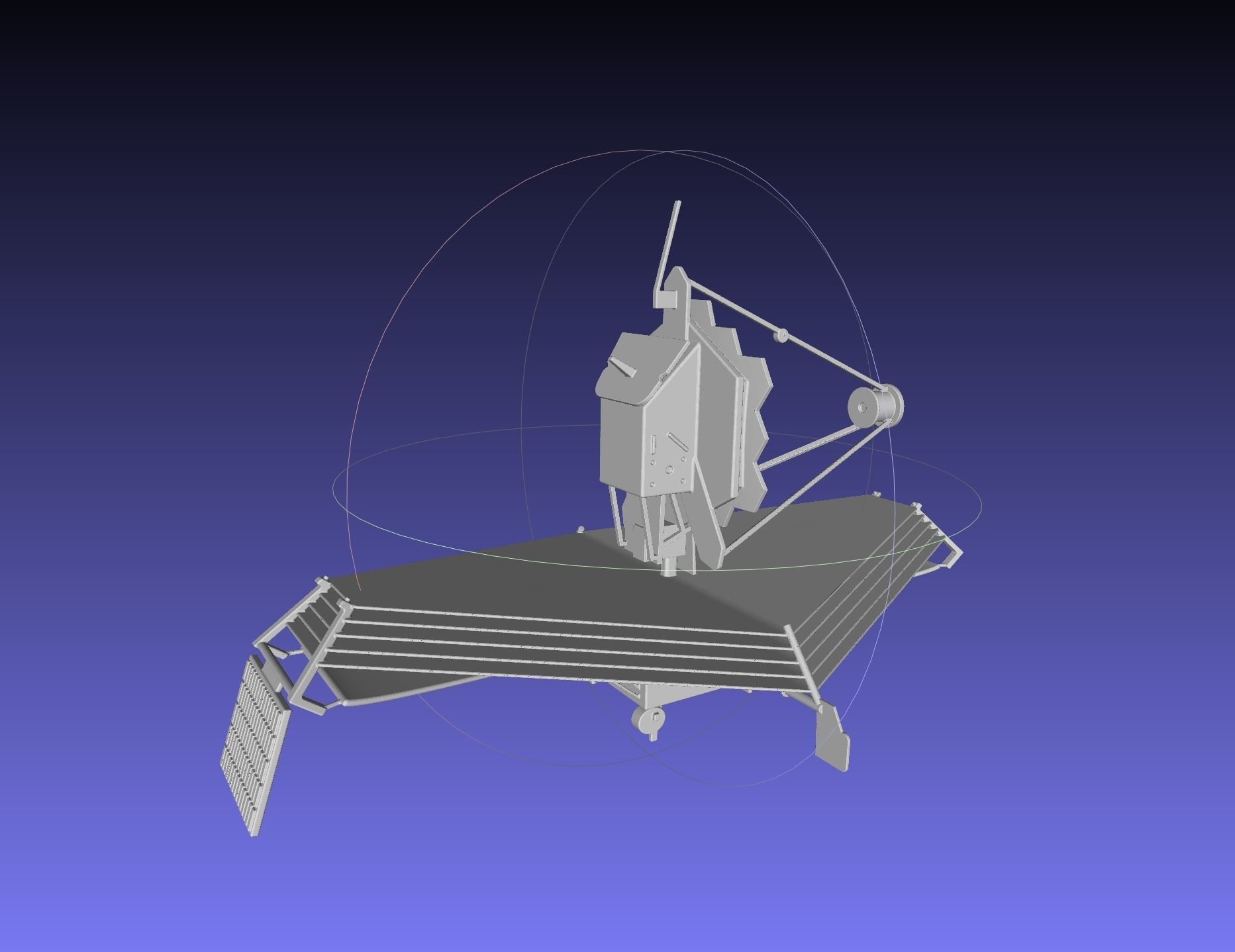 James Webb Space Telescope JWST Basic Model 3D model 3D printable ...