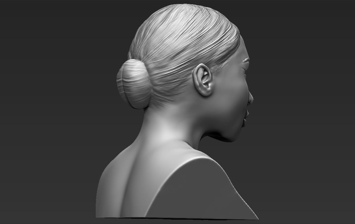 Nicki Minaj bust ready for full color 3D printing 3D model 3D printable ...