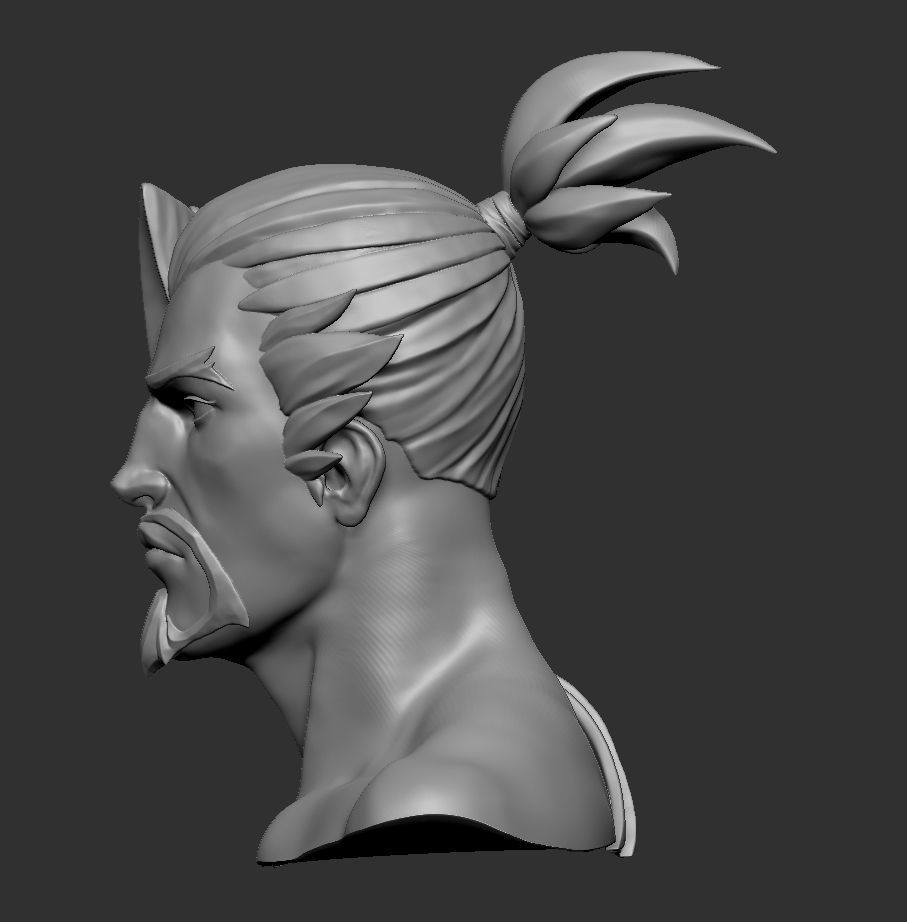 Hanzo overwatch 3D model 3D printable | CGTrader
