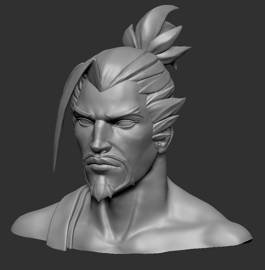 Hanzo overwatch 3D model 3D printable | CGTrader