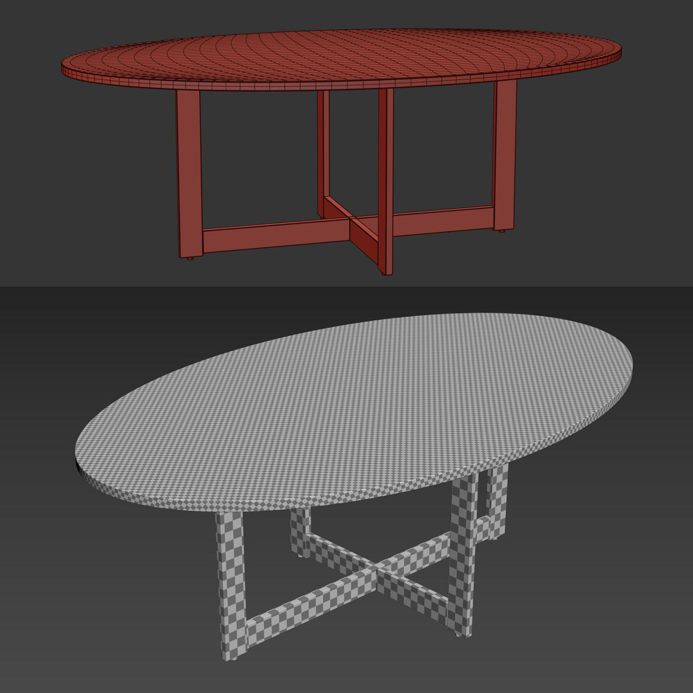 Mecox table 3D model | CGTrader