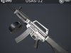 3D model USAS-12 gun VR / AR / low-poly | CGTrader