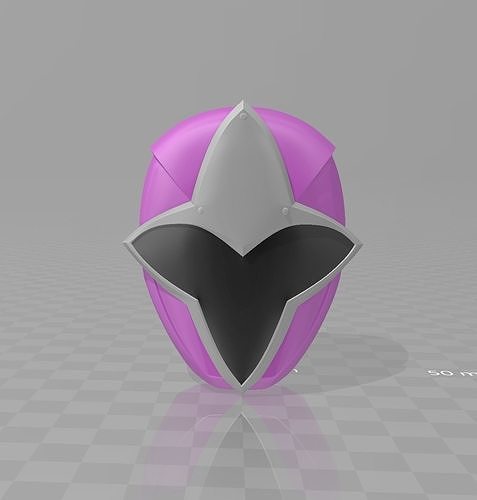 Power Rangers Shuriken Sentai Ninninger MomoNinger Helmet 3D model 3D ...
