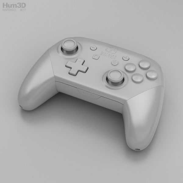 Nintendo Switch Pro Controller 3D model | CGTrader