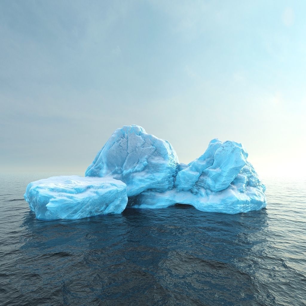 3D model Photorealistic V-Ray render ready Iceberg kit VR / AR / low ...