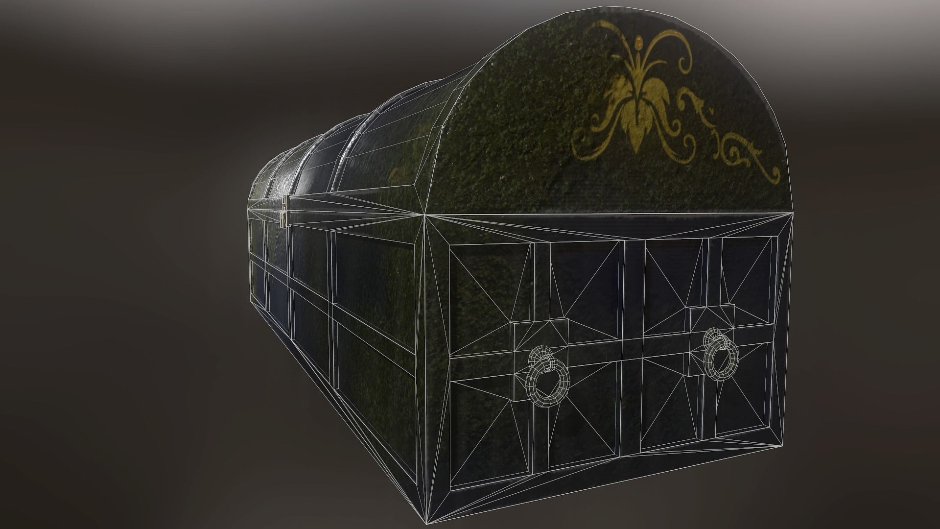 3D model PBR Coffin of DIO VR / AR / low-poly | CGTrader